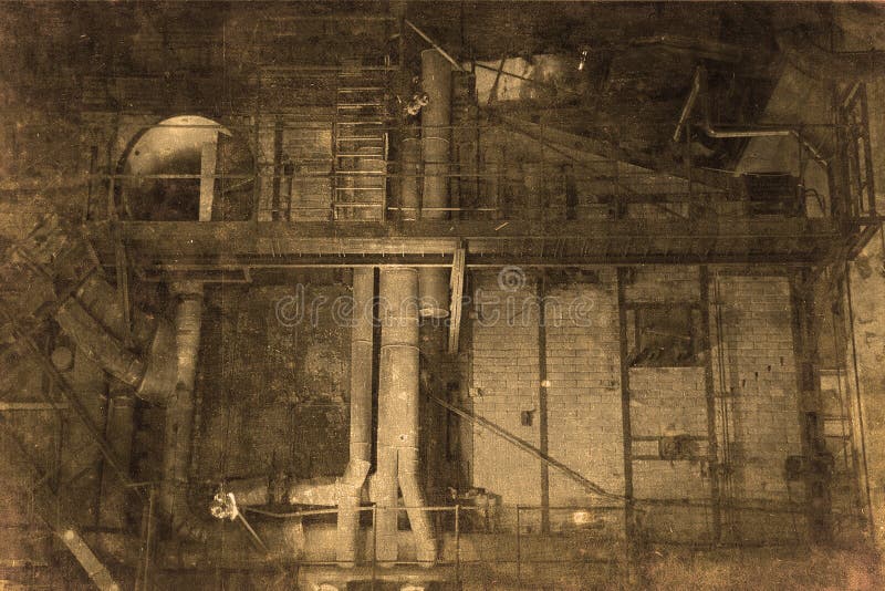 Old factory hall stock photo. Image of building, construction - 22975694