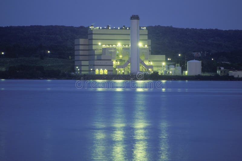 A Factory on the Hudson River Editorial Photography - Image of ...
