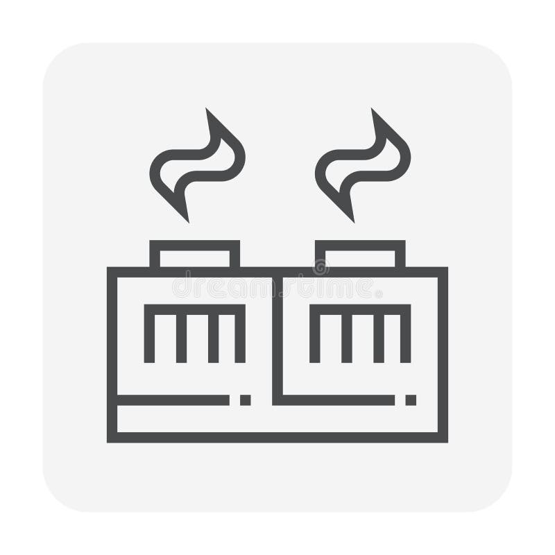 Factory icon black stock vector. Illustration of factory - 164864908