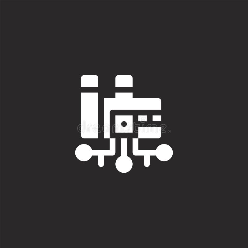Factory Icon. Filled Factory Icon for Website Design and Mobile, App ...