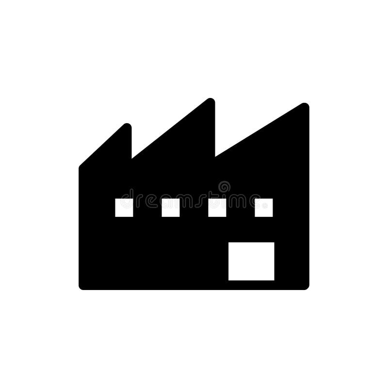 Factory Icon Flat Vector Template Design Trendy Stock Vector ...