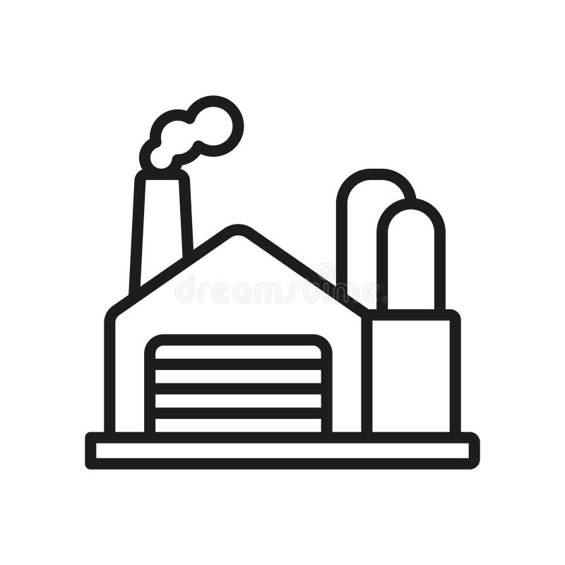Factory Icon Vector Design Templates Simple and Modern Stock Vector ...