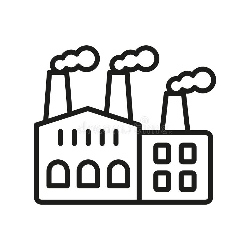 Factory Icon Vector Design Templates Simple and Modern Stock ...