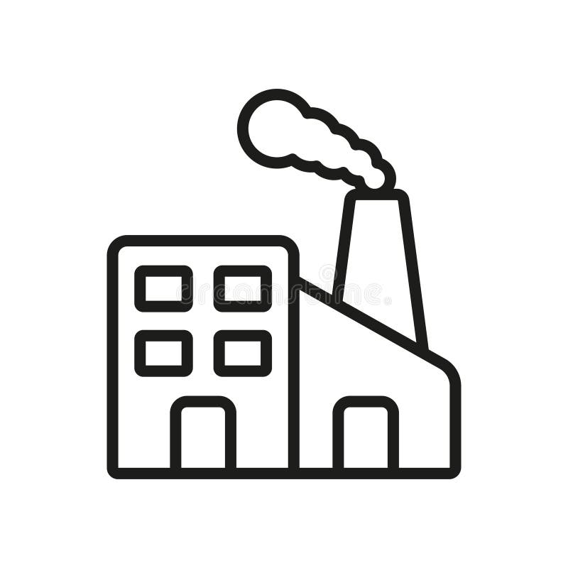 Factory Icon Vector Design Templates Simple and Modern Stock ...
