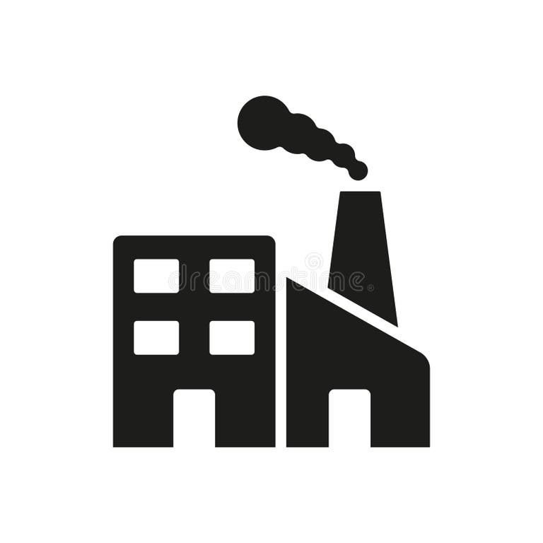 Factory Icon Vector Design Templates Simple and Modern Stock Vector ...