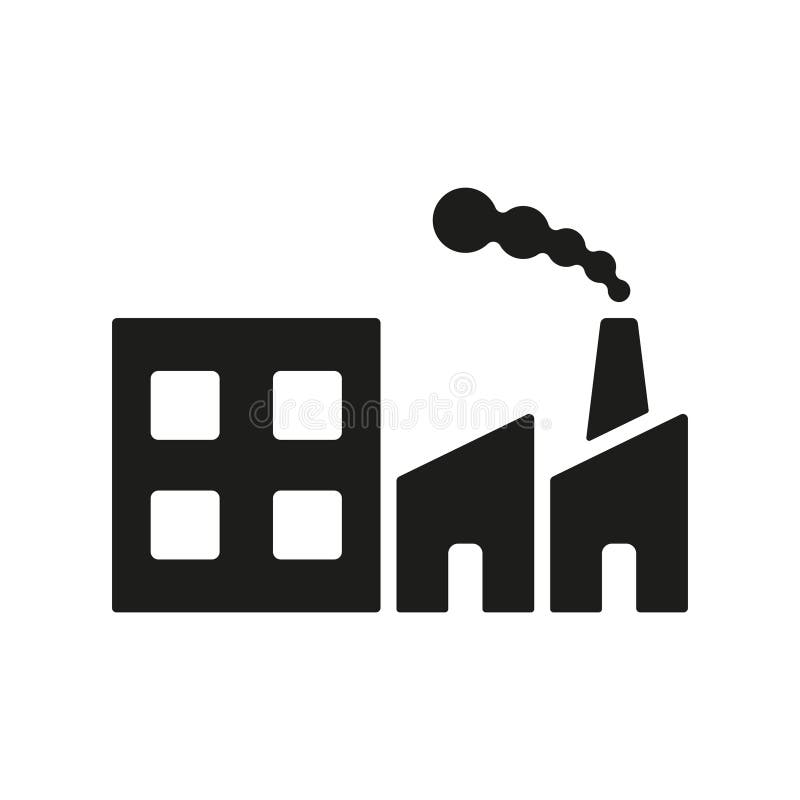 Factory Icon Vector Design Templates Simple and Modern Stock Vector ...