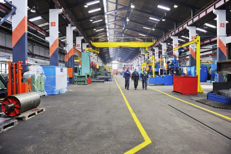 Factory indoor stock photo. Image of material, industrial - 14538148