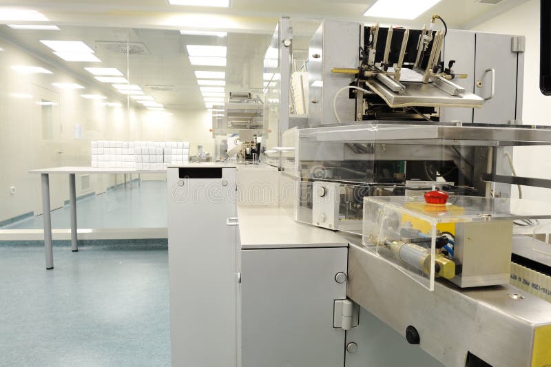 Automatic Computer Production Line Stock Photo - Image of control ...