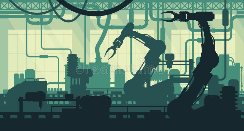 Inside Factory Vector