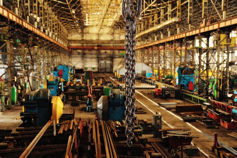 Factory or Factory Interior Stock Image - Image of engineering, repair ...
