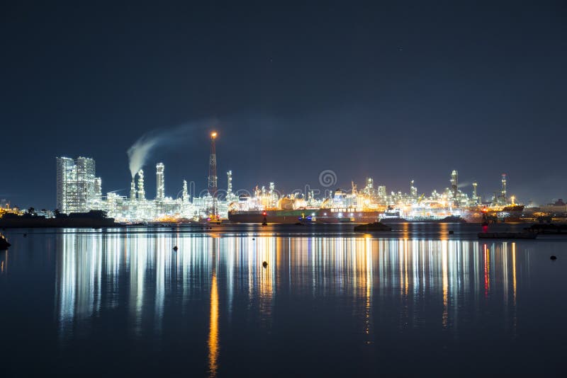 Factory Landscape in Ulsan, Korea Stock Photo - Image of korea, tour ...