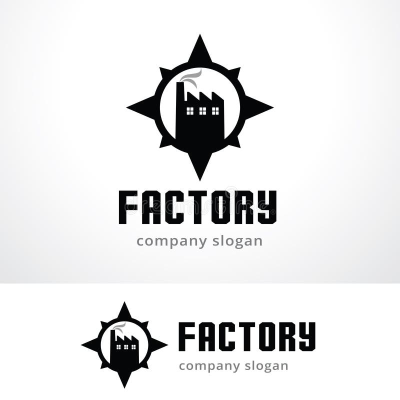 Factory Logo Template Design Vector, Emblem, Design Concept, Creative ...