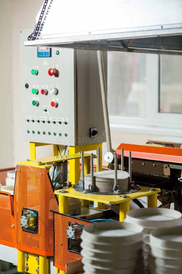 Factory Machine with Control Panel. Stock Image - Image of automation ...