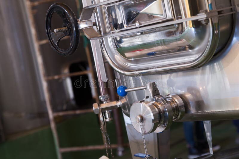 Factory machinery closeup stock image. Image of manufacture - 89015405