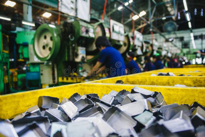 Factory with machines stock photo. Image of industrial - 72933708