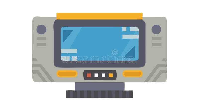 Factory Management Console, Production Control Icon, Vector Design ...