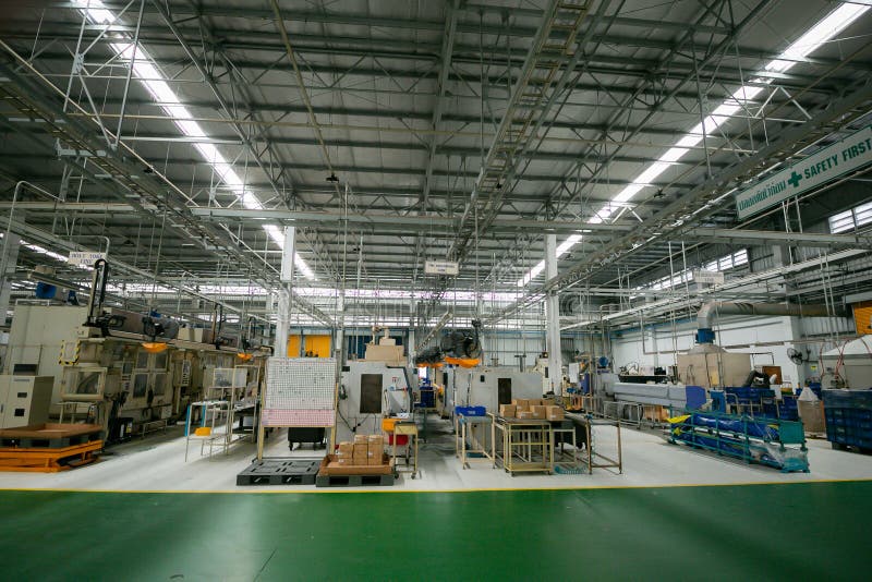 Factory Material Storage Area, Warehouse for Keep Stock, Manufacturing ...