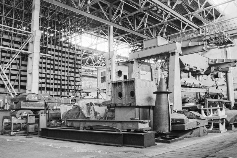 Military Factory.Repair of Tanks.Maintenance of Military Equipment ...