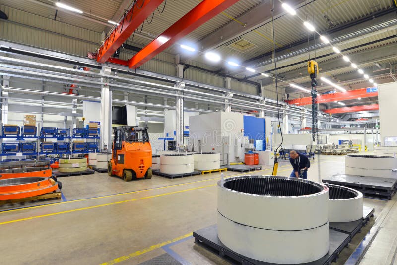 Factory of Modern Mechanical Engineering - Production of Gearbox Stock ...