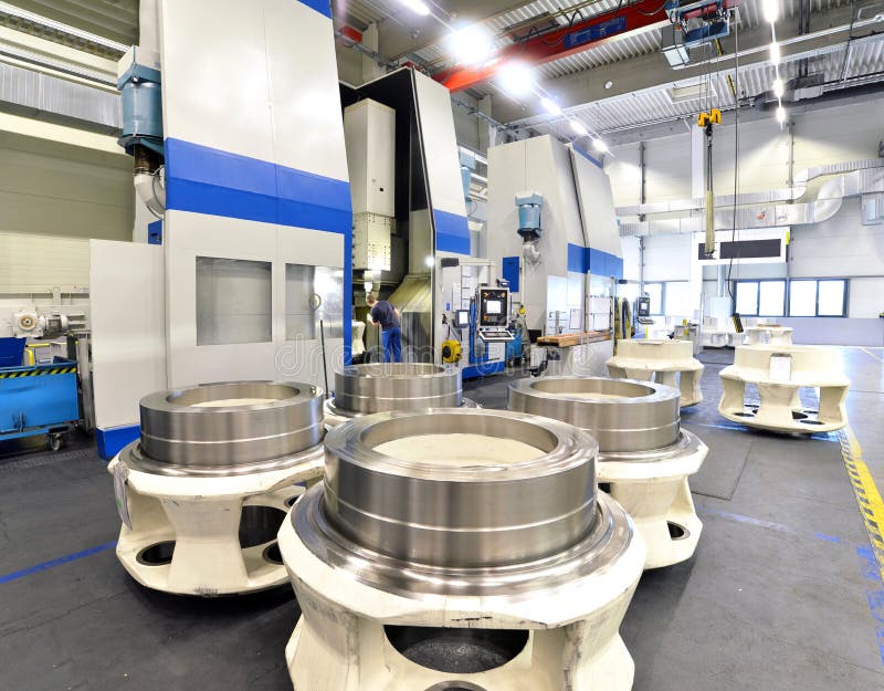 Modern Cnc Machine for Production and Processing in Mechanical E ...