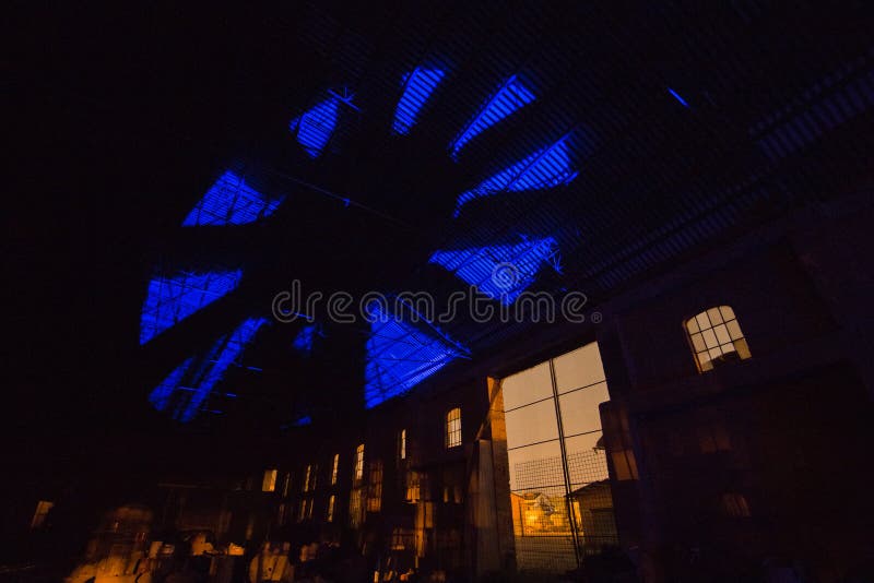 Factory night composition stock image. Image of show - 91140215