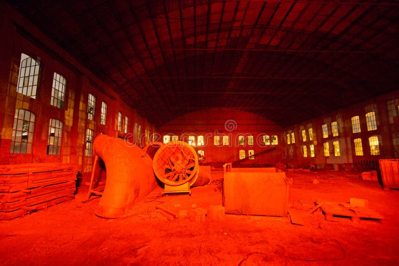 Factory night stock photo. Image of orange, factory, fireworks - 91139160