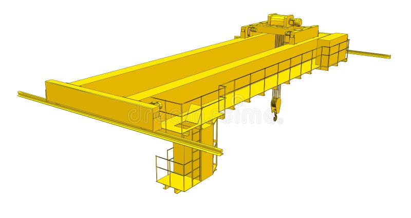 Yellow Factory Overhead Crane Stock Illustrations – 126 Yellow Factory ...