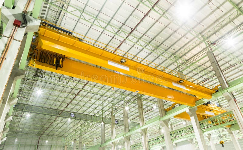 Factory overhead crane stock photo. Image of manufacture - 43416200