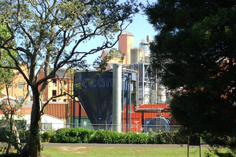 Factory in park stock image. Image of building, park - 44165579