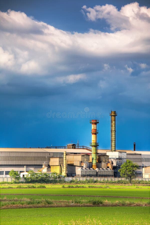 Factory Plant for Production and Manufacturing Stock Image - Image of ...