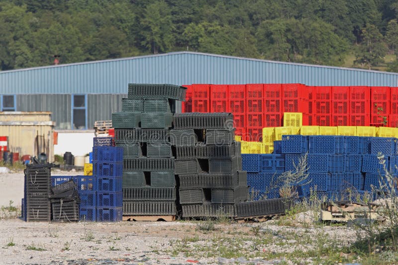 Factory plastic stock image. Image of storehouse, warehouse - 29372053