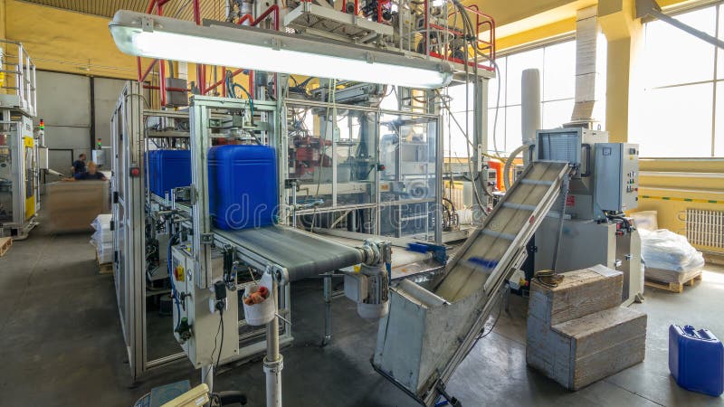 A Factory for Plastic Canister Production Timelapse Hyperlapse. the ...