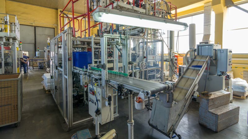 A Factory for Plastic Canister Production Timelapse Hyperlapse. the ...