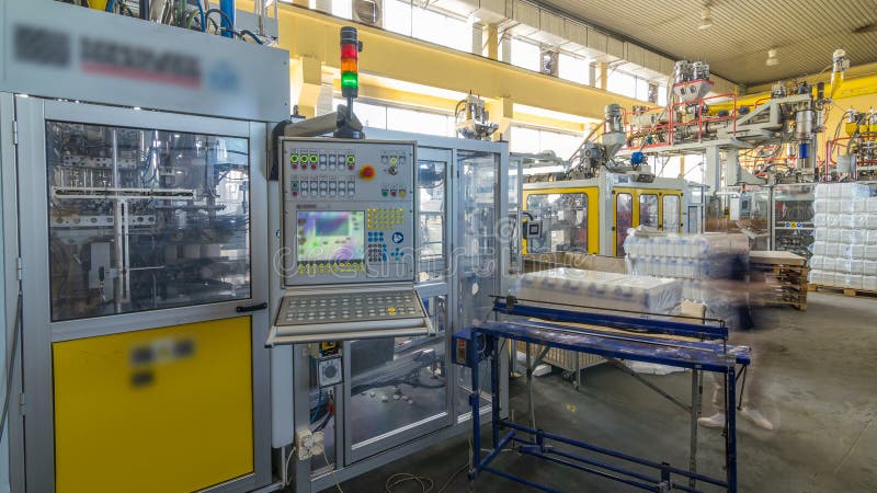 A Factory for Plastic Canister Production Timelapse Hyperlapse. the ...