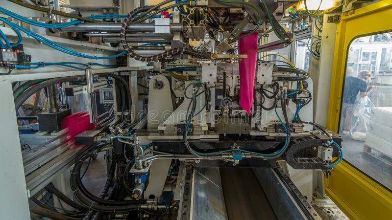 A Factory for Plastic Canister Production Timelapse Hyperlapse. the ...