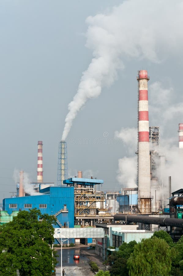 Factory pollution stock photo. Image of area, foundry - 27567194