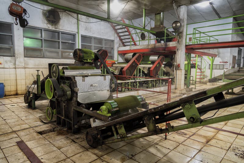 Factory for Processing Green Tea, Java, Indonesia Stock Photo - Image ...