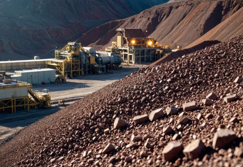 A Factory for Processing Ores of Rare Earth Metals and Lithium Stock ...