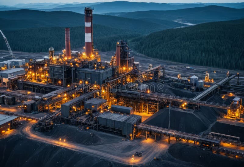 A Factory for Processing Ores of Rare Earth Metals and Lithium Stock ...