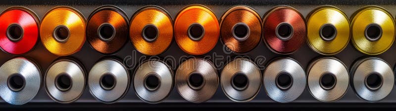 A Factory Producing Industrial Textile Threads for Sewing Cotton ...