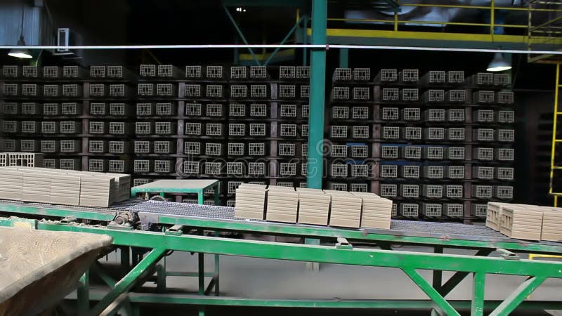 Factory For The Production Of Building Materials Stock Footage - Video ...