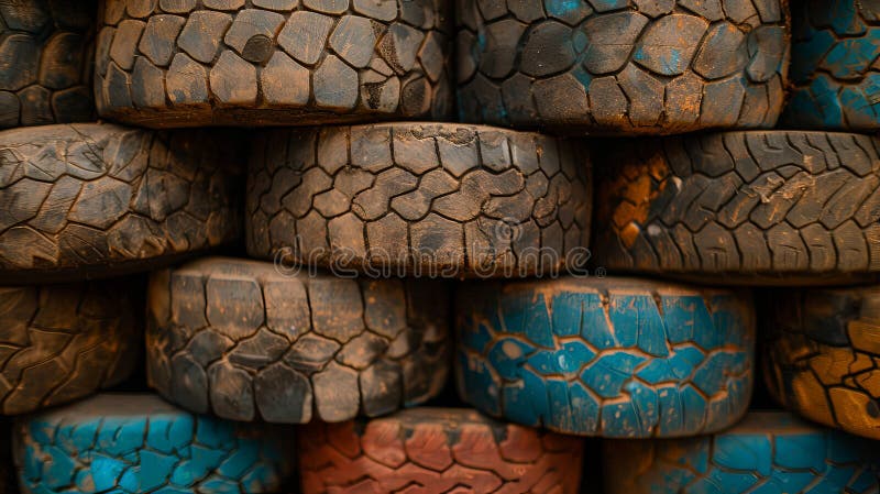 The Factory for the Production of Car Tires, Where Rubber is Processed ...