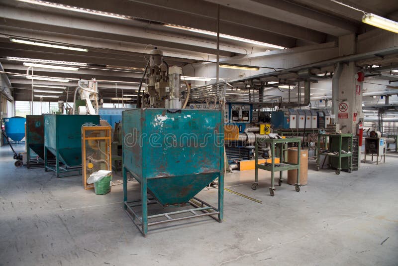 Factory - Production Electrical Wires Stock Image - Image of production ...