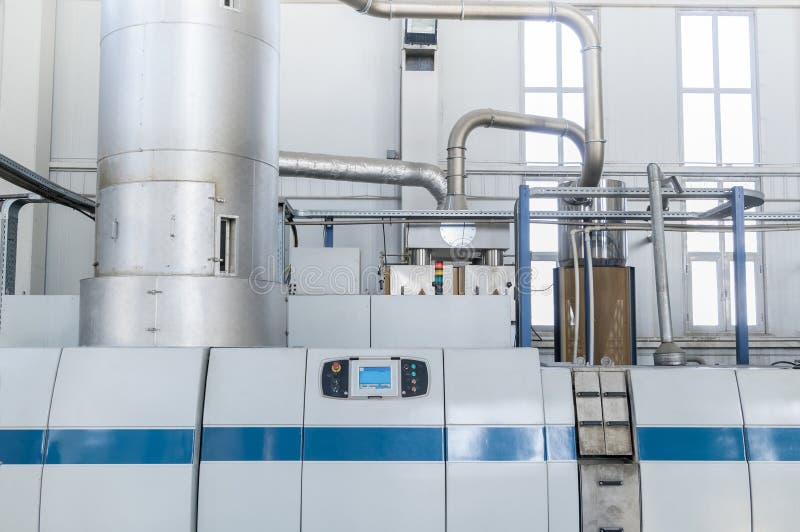 Factory for the Production of Pet Plastic Granules. Plant of PET Stock ...