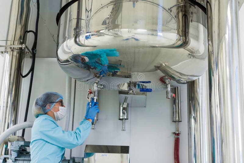 Factory Production, Process, Industry Stock Photo - Image of automated ...