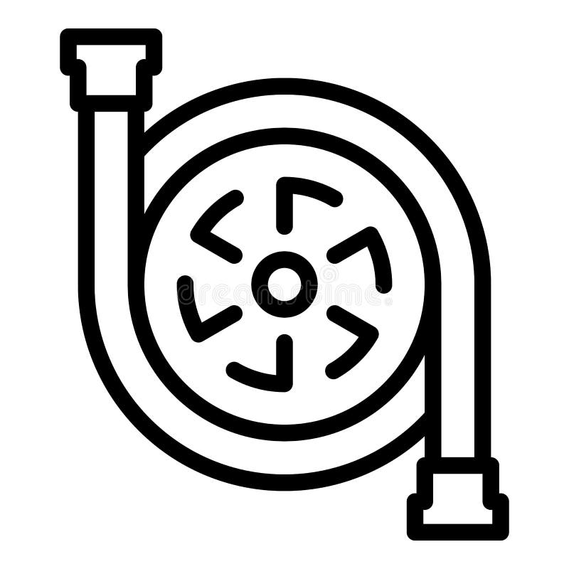 Pool Motor Pump Icon, Outline Style Stock Vector - Illustration of ...