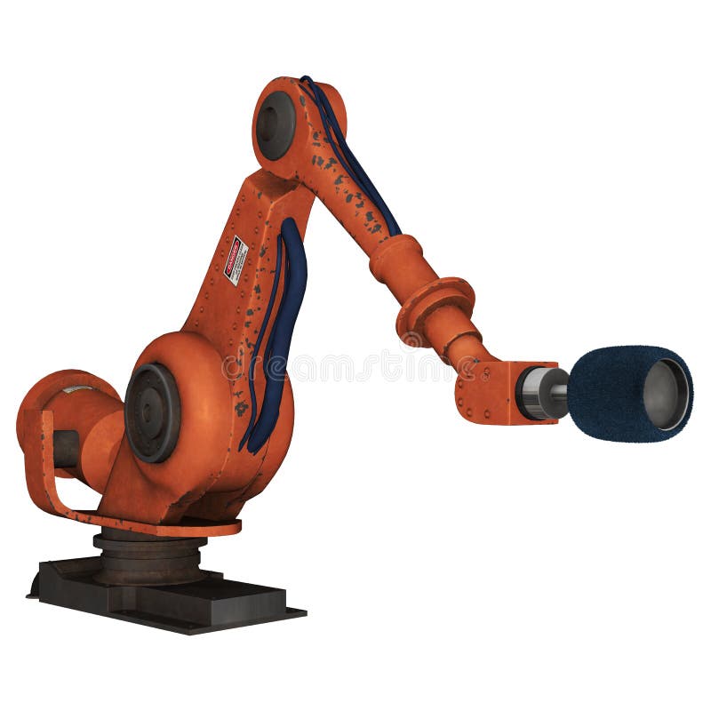 Factory Robot stock illustration. Illustration of render - 50616663
