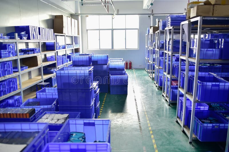 Factory warehouse stock photo. Image of space, stacking - 75862686