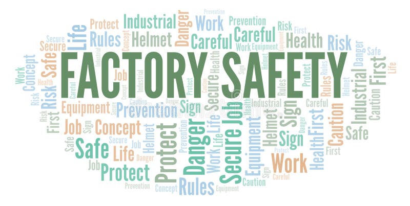 Factory Safety Icons stock vector. Illustration of factory - 13810811
