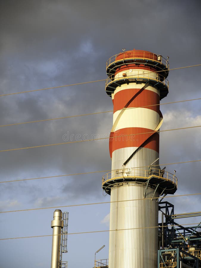 Factory with sky stock photo. Image of global, abstract - 93629100